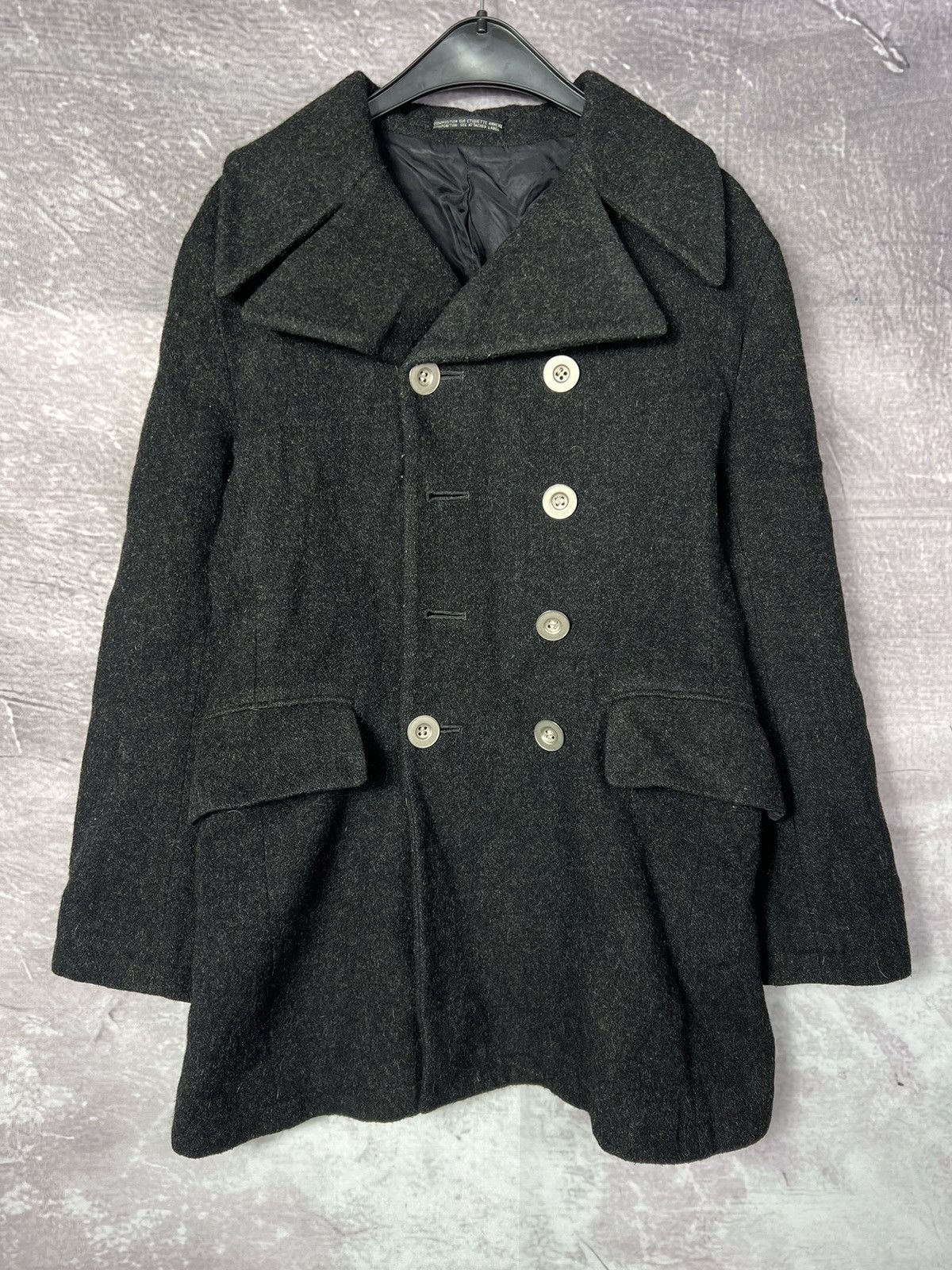 Japanese Brand Flandre Sellection Formal Japan Made Collared Wool Coat ...