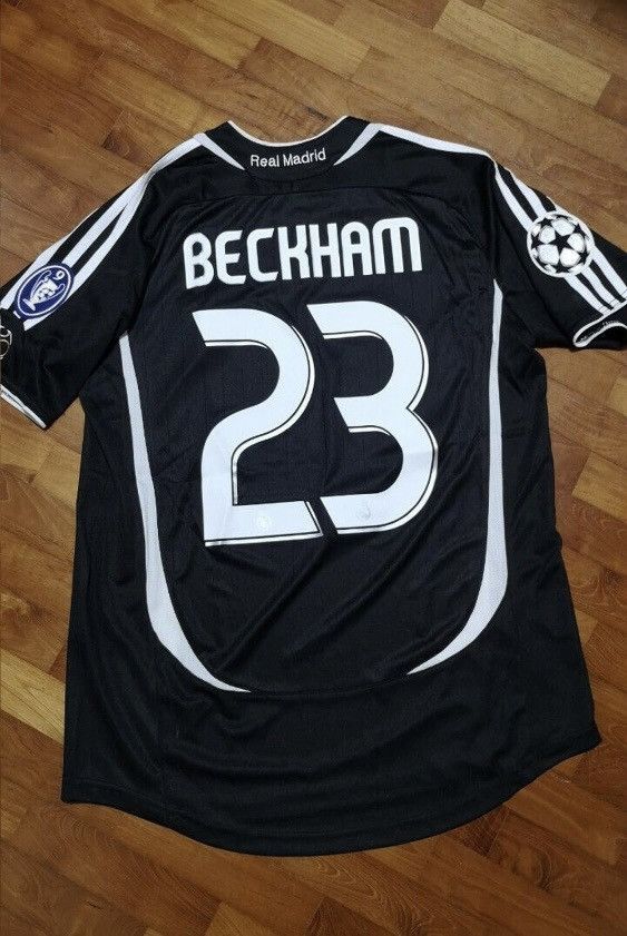 Adidas Beckham 2006-2007 Real Madrid UCL Third Jersey | Grailed
