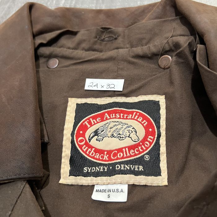 Vintage Australian Outback Waxed Canvas VTG Oilskin Duster Jacket | Grailed