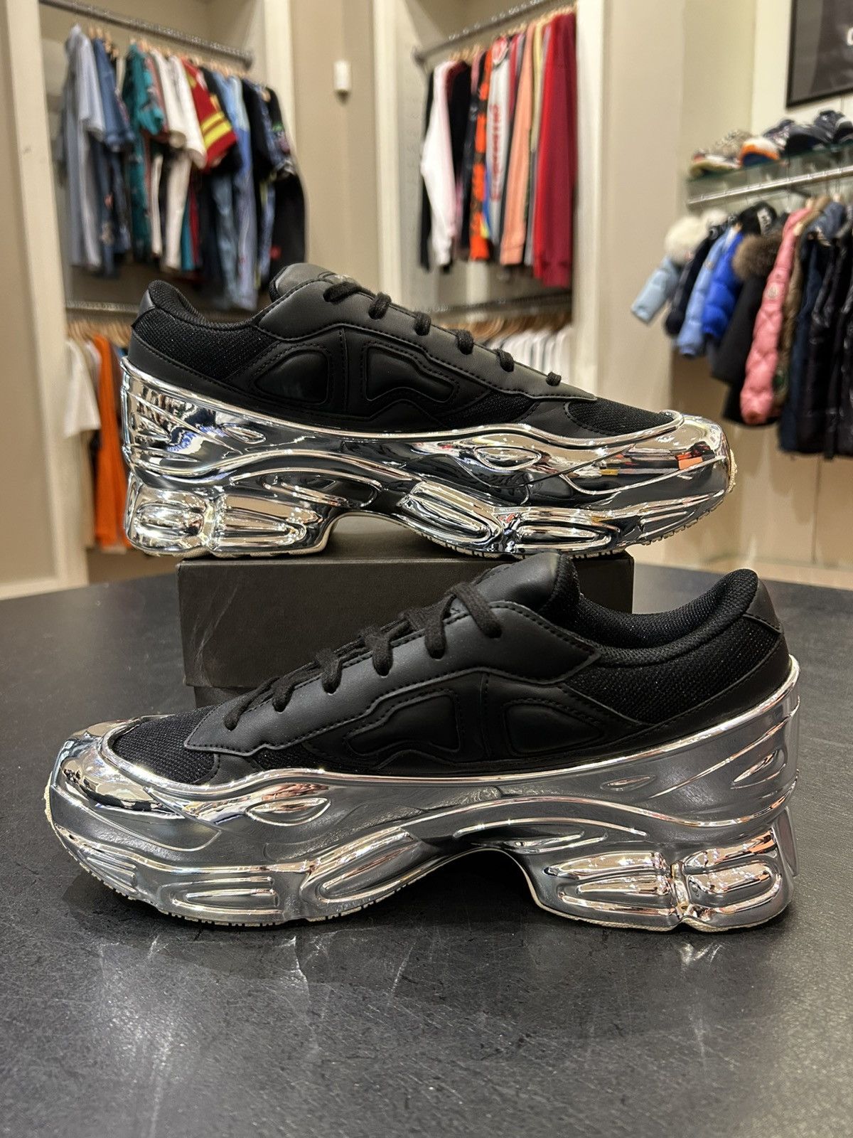 Adidas Adidas Raf Simons Oswego Black Chrome | Grailed