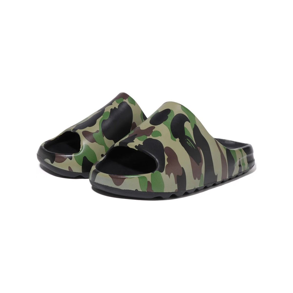 Bape A Bathing Ape 1st Camo Slide Green | Grailed