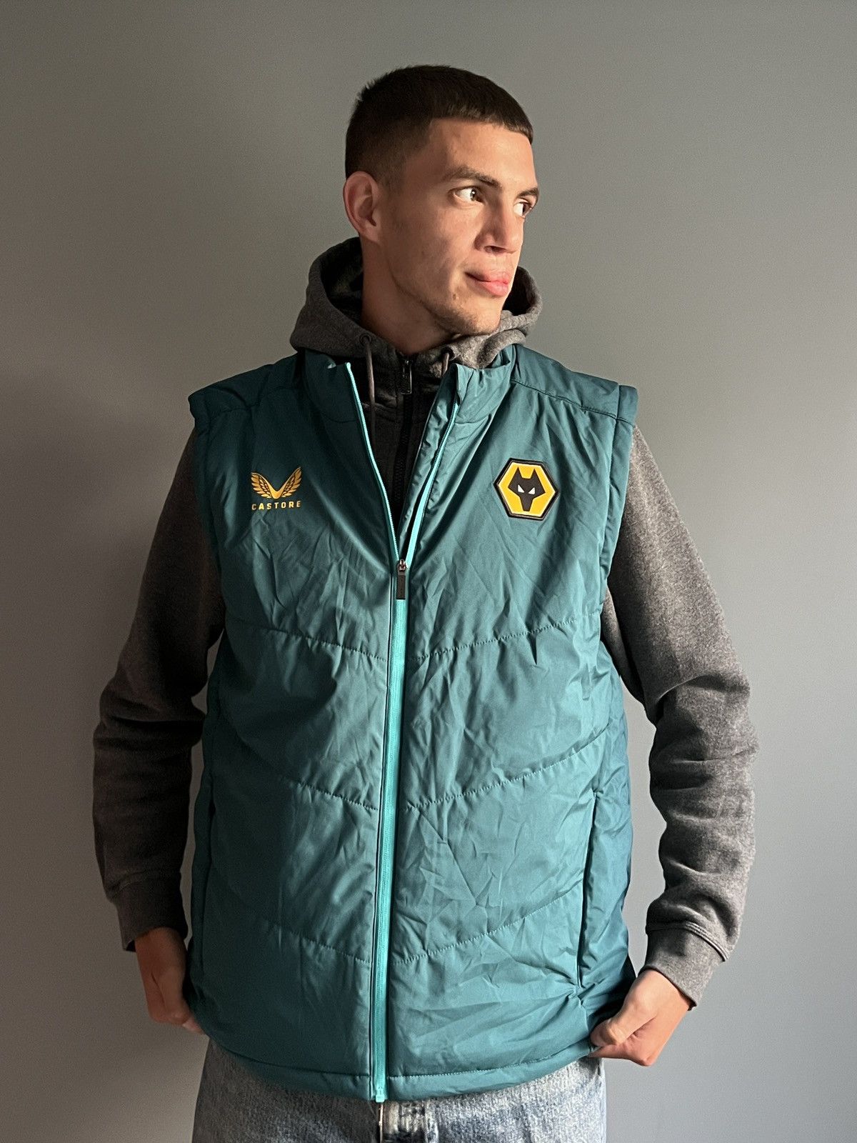 Soccer Jersey Castore Wolverhampton Down Vest | Grailed
