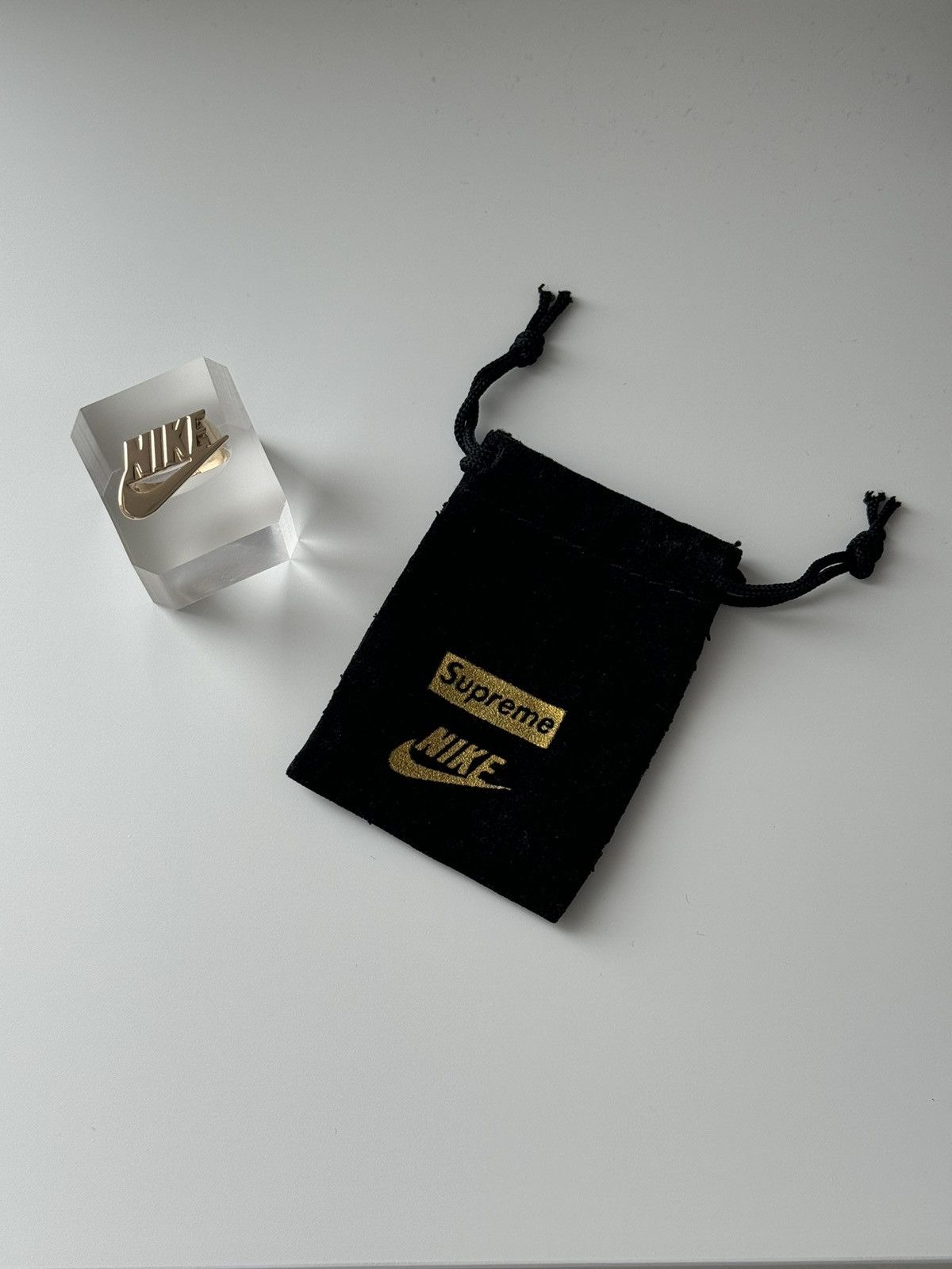 Nike × Supreme 14K Gold NIKE x Supreme Ring | Grailed