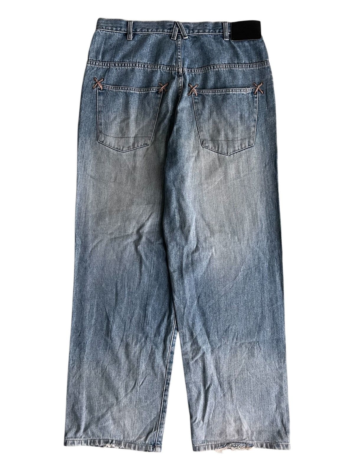 Jnco × Sean John × Yeezy Talk Worldwide Y2K JNCO Style Sean John Yezzy Pocket Lace Super Baggy ...