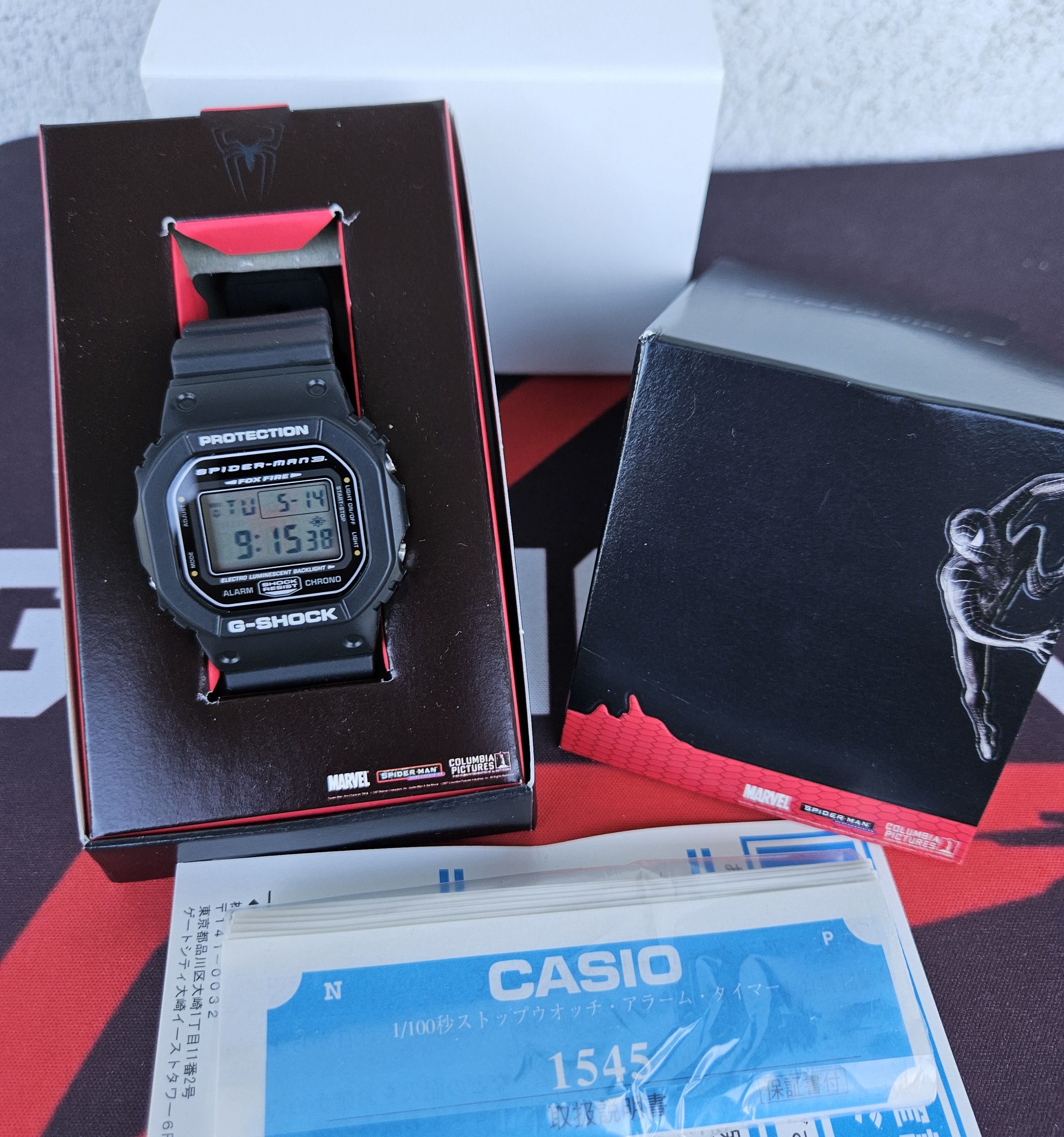 Casio × G Shock × Vintage DW-5600VT SPIDER-MAN LIMITED EDITION FOXFIRE ...