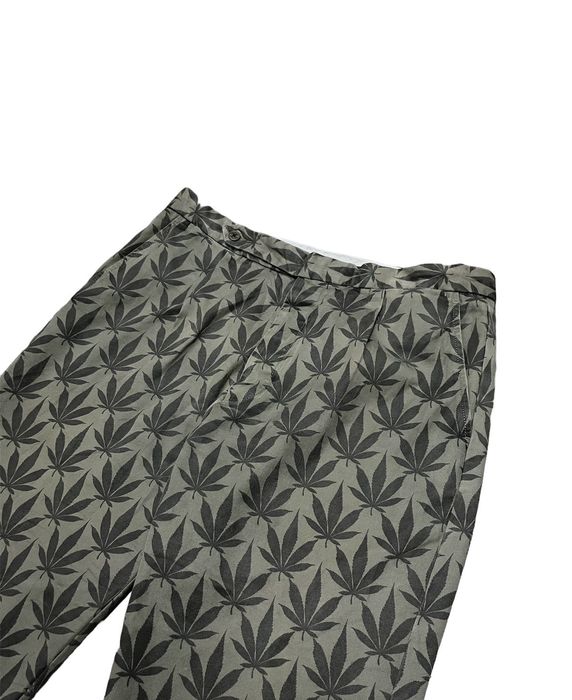Palm Angels Palm Angels All Over Print Weed Leaf Pants | Grailed