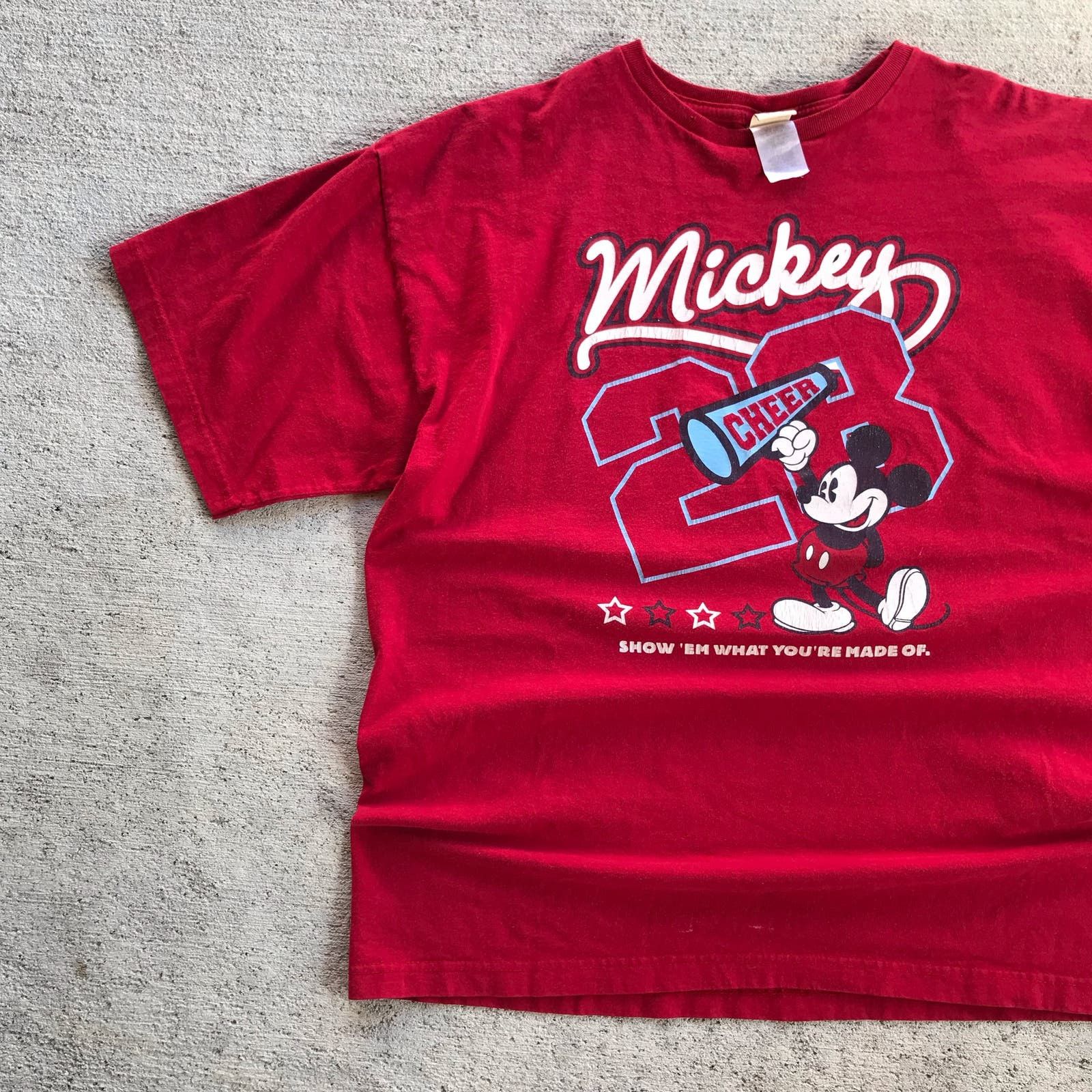 Mickey Mouse Vintage Mickey Mouse Cheer Graphic T-shirt | Grailed