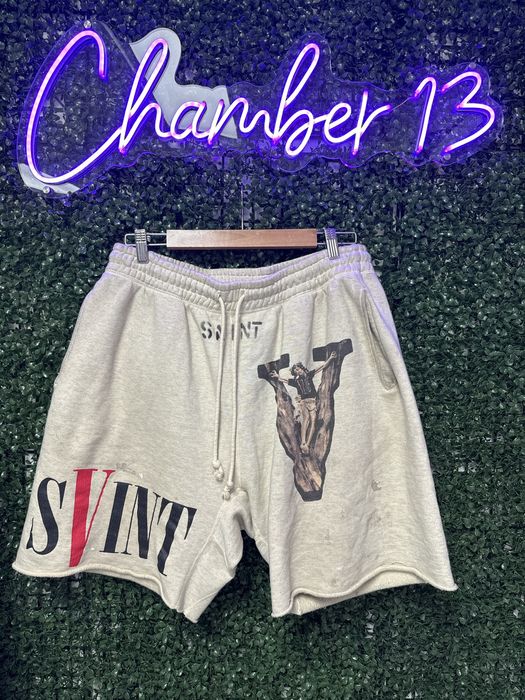 Vlone Saint Michael Vlone shorts | Grailed