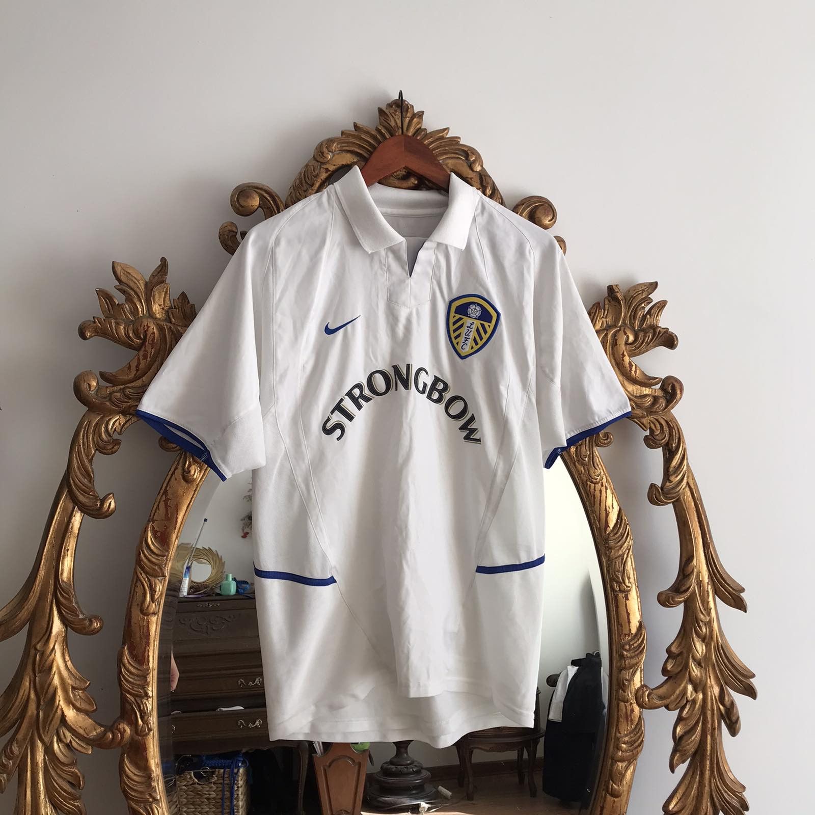 Nike × Vintage Vintage Blockcore Nike Leeds United Home Soccer jersey ...
