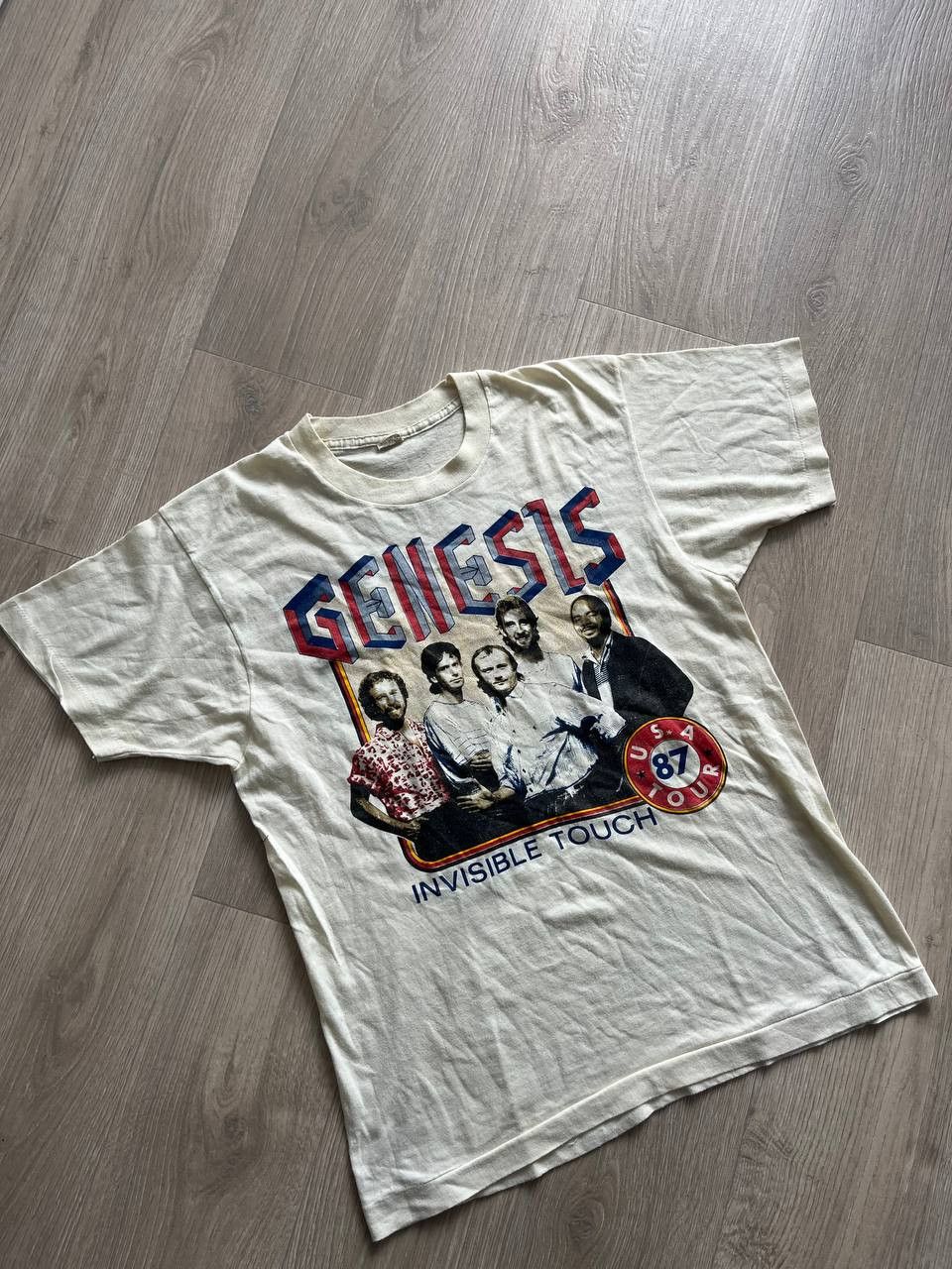 Band Tees × Vintage Vintage Genesis 1987 tour shirt Made in USA | Grailed
