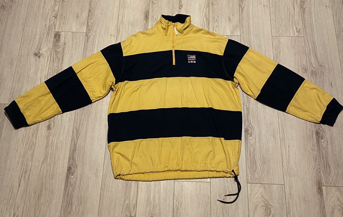 Gant × Made In Usa × Vintage Gant USA vintage black and yellow y2k ...