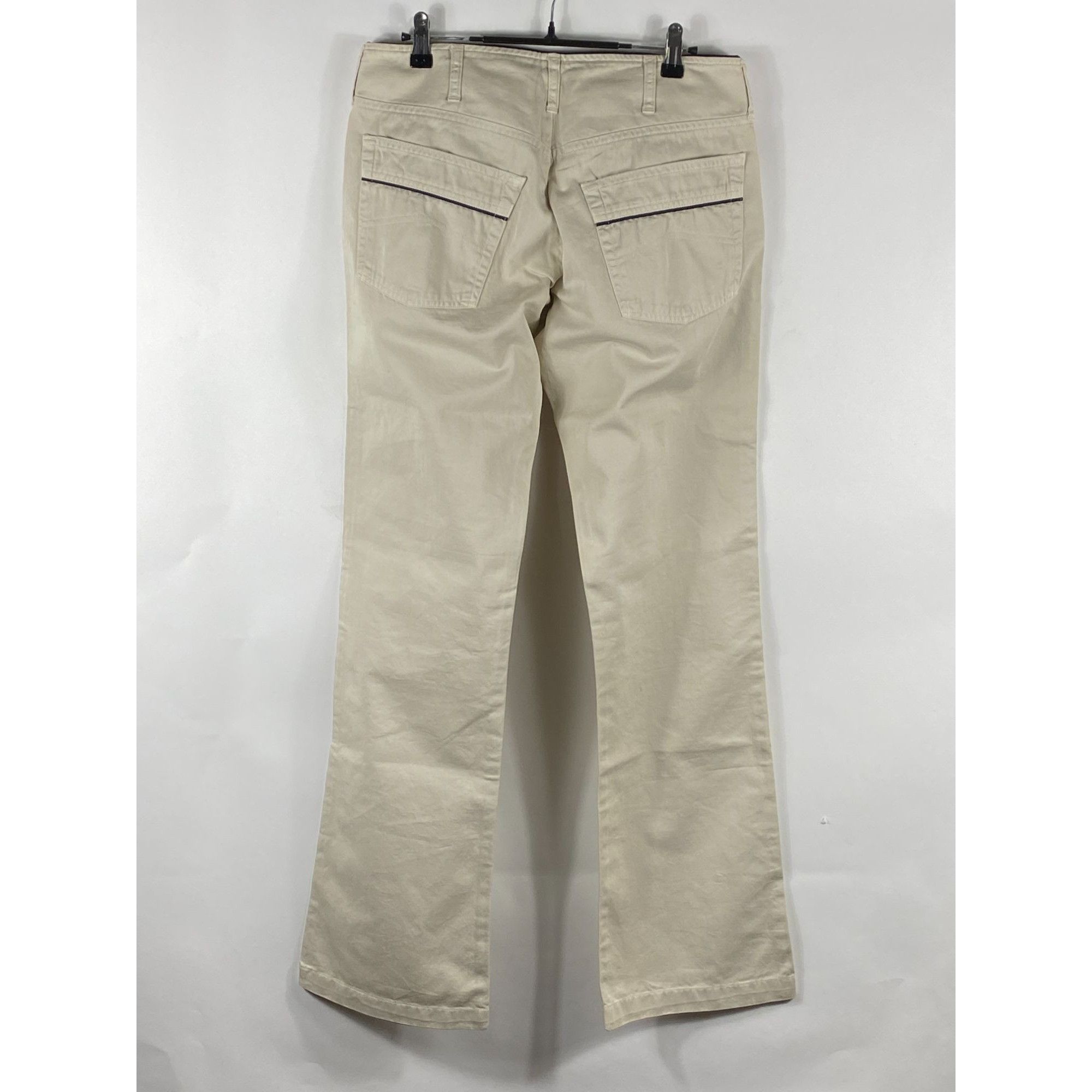 Vintage AJ Armani Jeans Relaxed Fit Slash Pocket Pants Beige Men's S ...