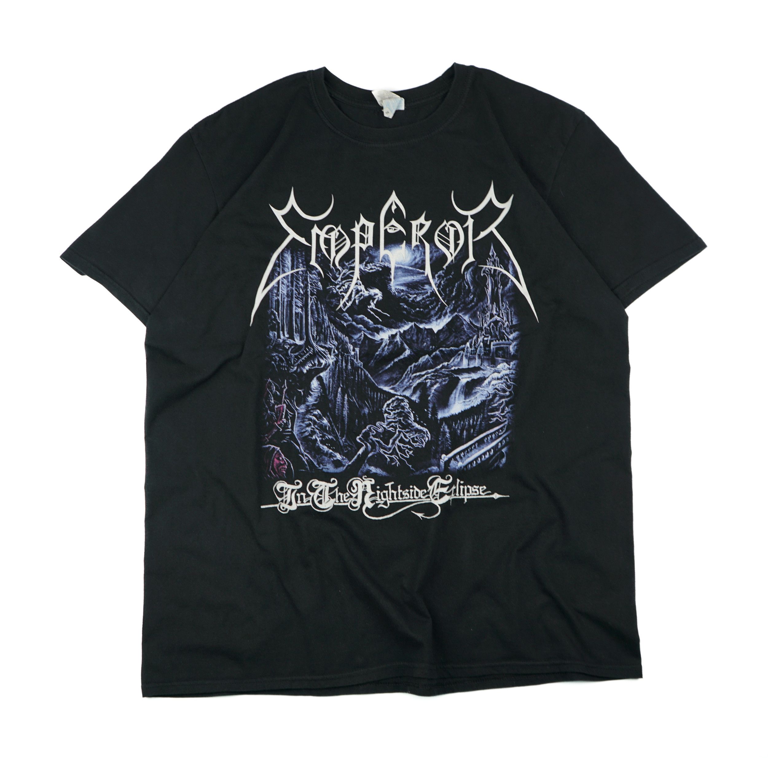 Band Tees × Rock T Shirt × Vintage 2007 Emperor T-Shirt Black Metal ...