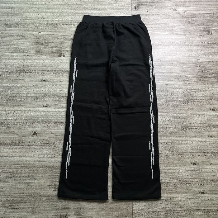 Chrome Hearts Chrome Hearts - Rain Swords Design - Wide Leg sweatpants ...