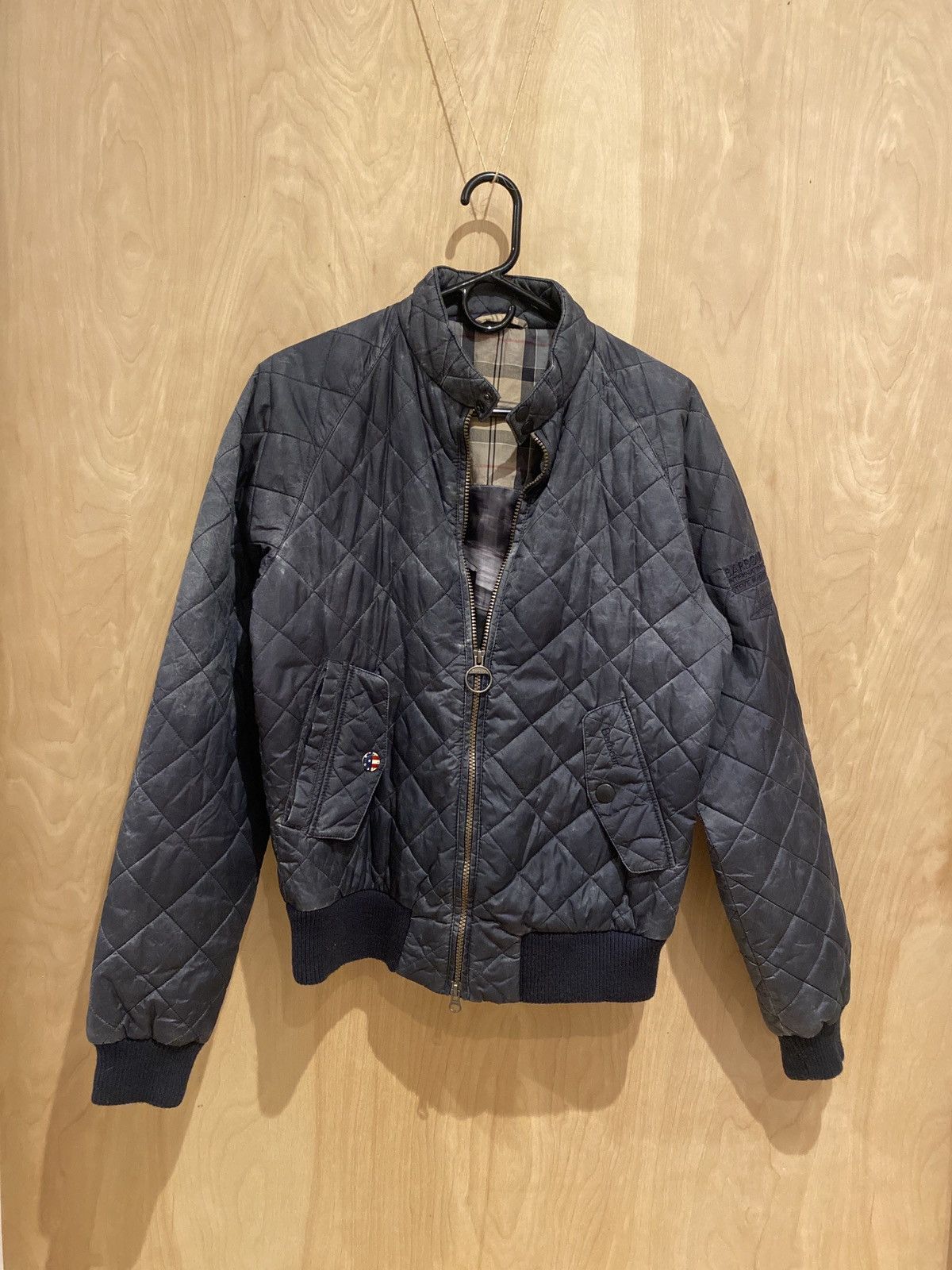 Barbour Grey Barbour International Steve McQueen Bomber | Grailed