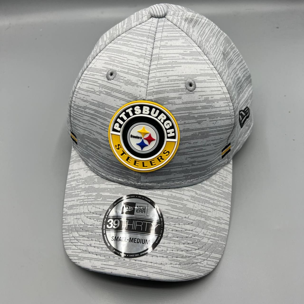 New Era Pittsburgh Steelers Hat Men Small -Medium Stretch Fitted Cap ...