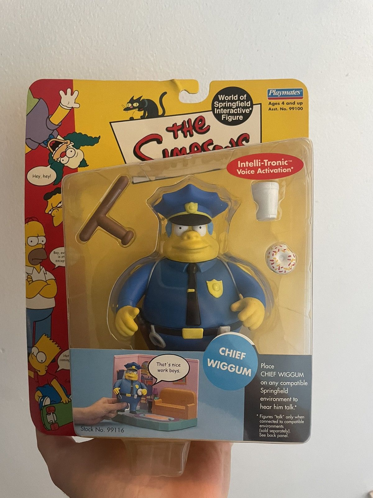The Simpsons NEW Playmates The Simpsons CHIEF WIGGUM Figure World of S ...