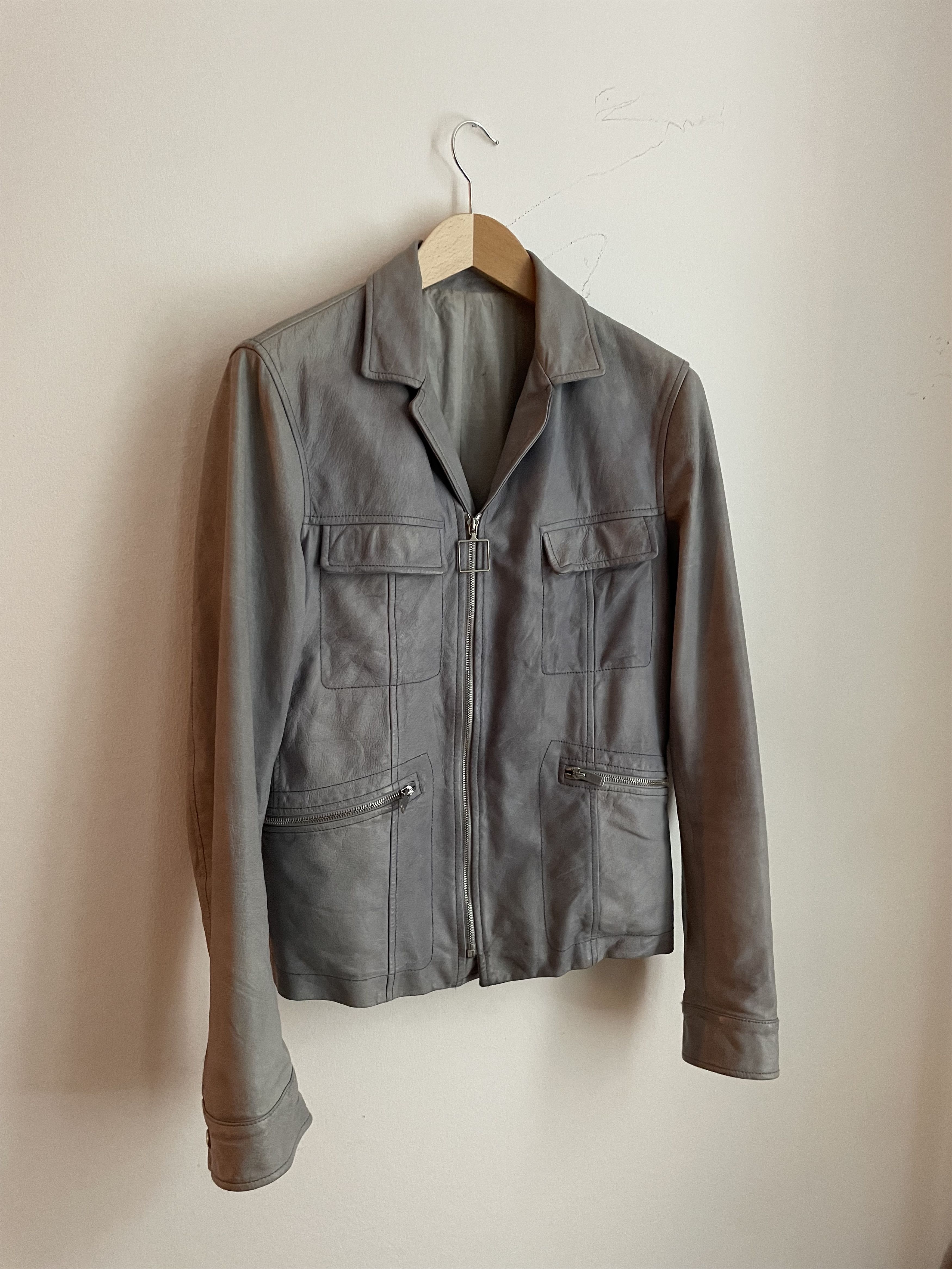 Raf Simons Zipped Leather Jacket | Grailed