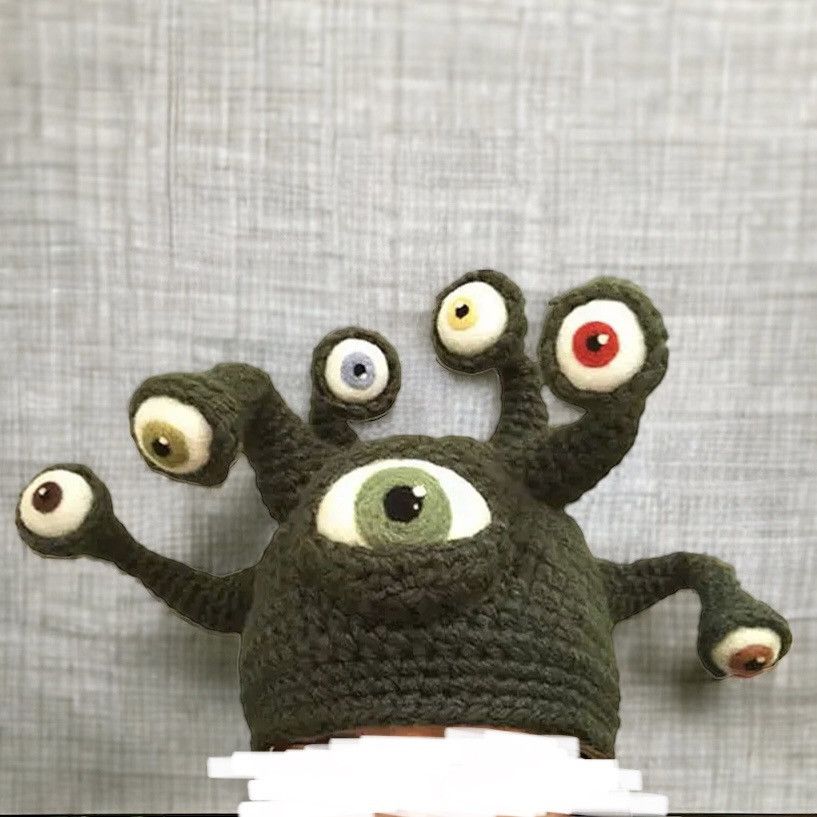 Japanese Brand 🕷️🕸️ CRAZY EYES HAT CAP Y2K | Grailed