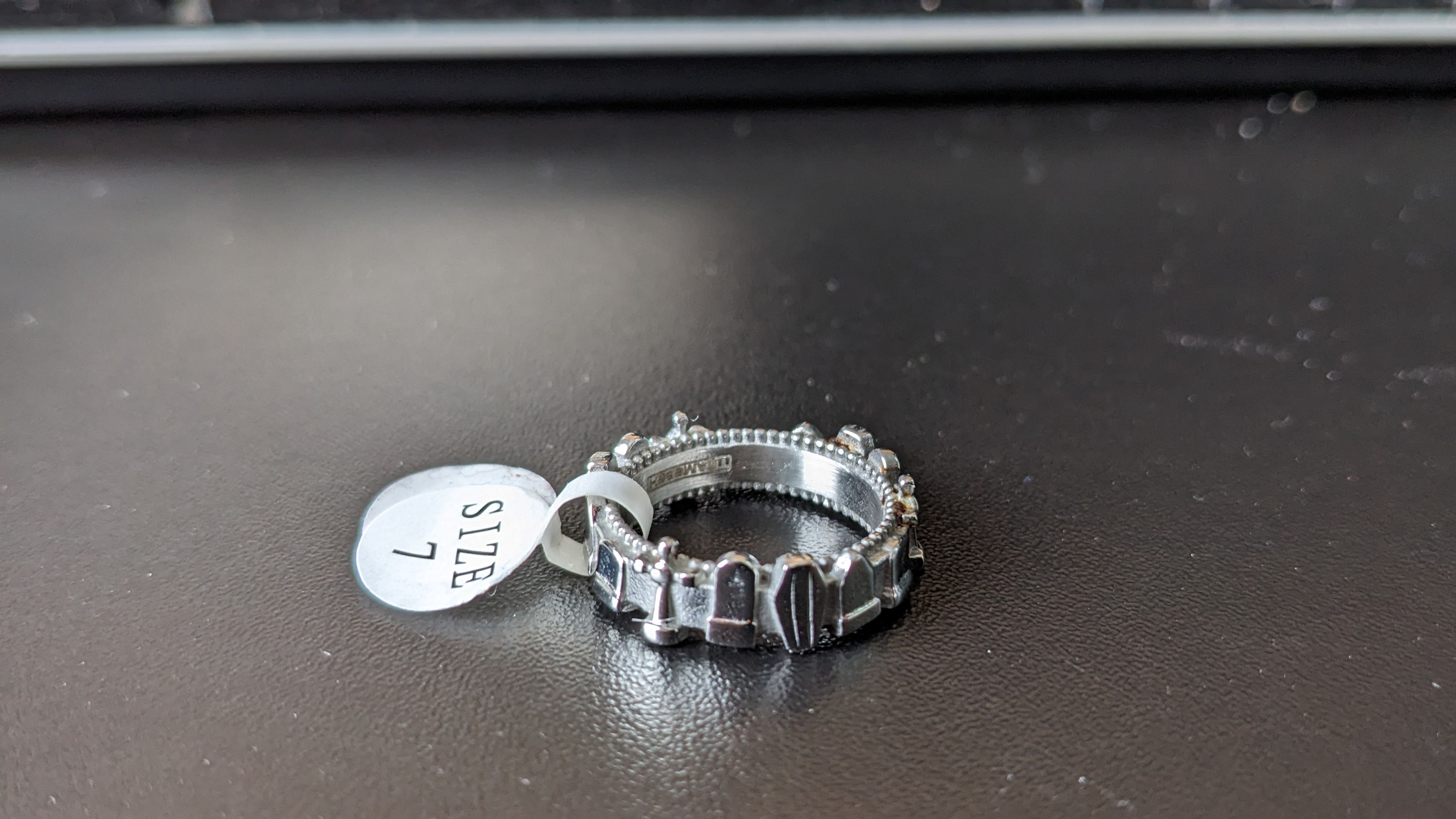 Team Sesh cemetery coffin tombstone ring | Grailed