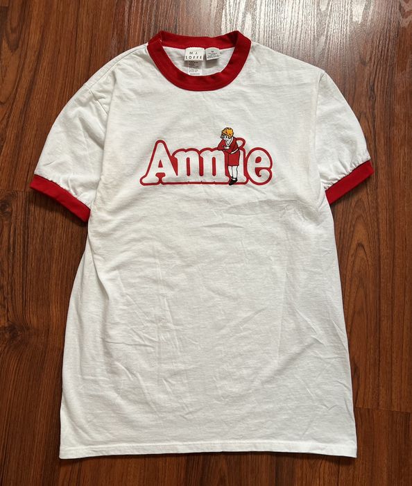 Vintage Vintage 90s Cartoon Annie Ringer TShirt | Grailed