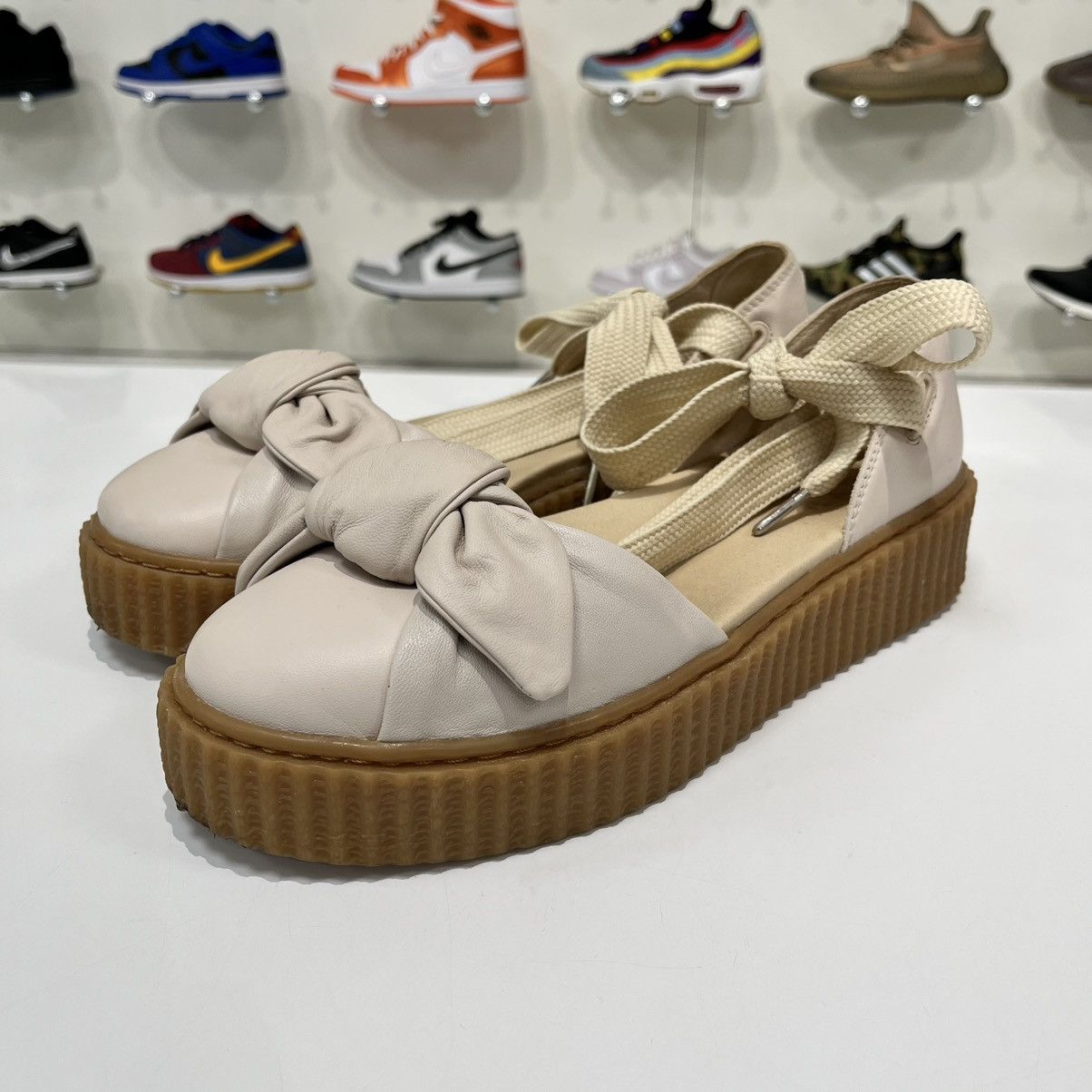 Fenty Puma Bow Creeper Sandal Rihanna Fenty Pink Tint (W) | Grailed