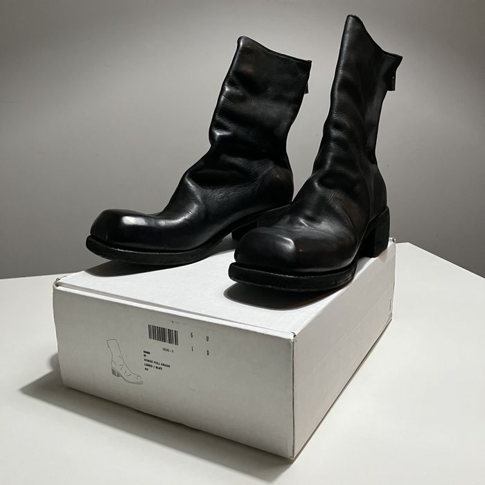 Guidi GUIDI 9088 Square-toe Horse Leather Back-zip Ankle Boots | Grailed