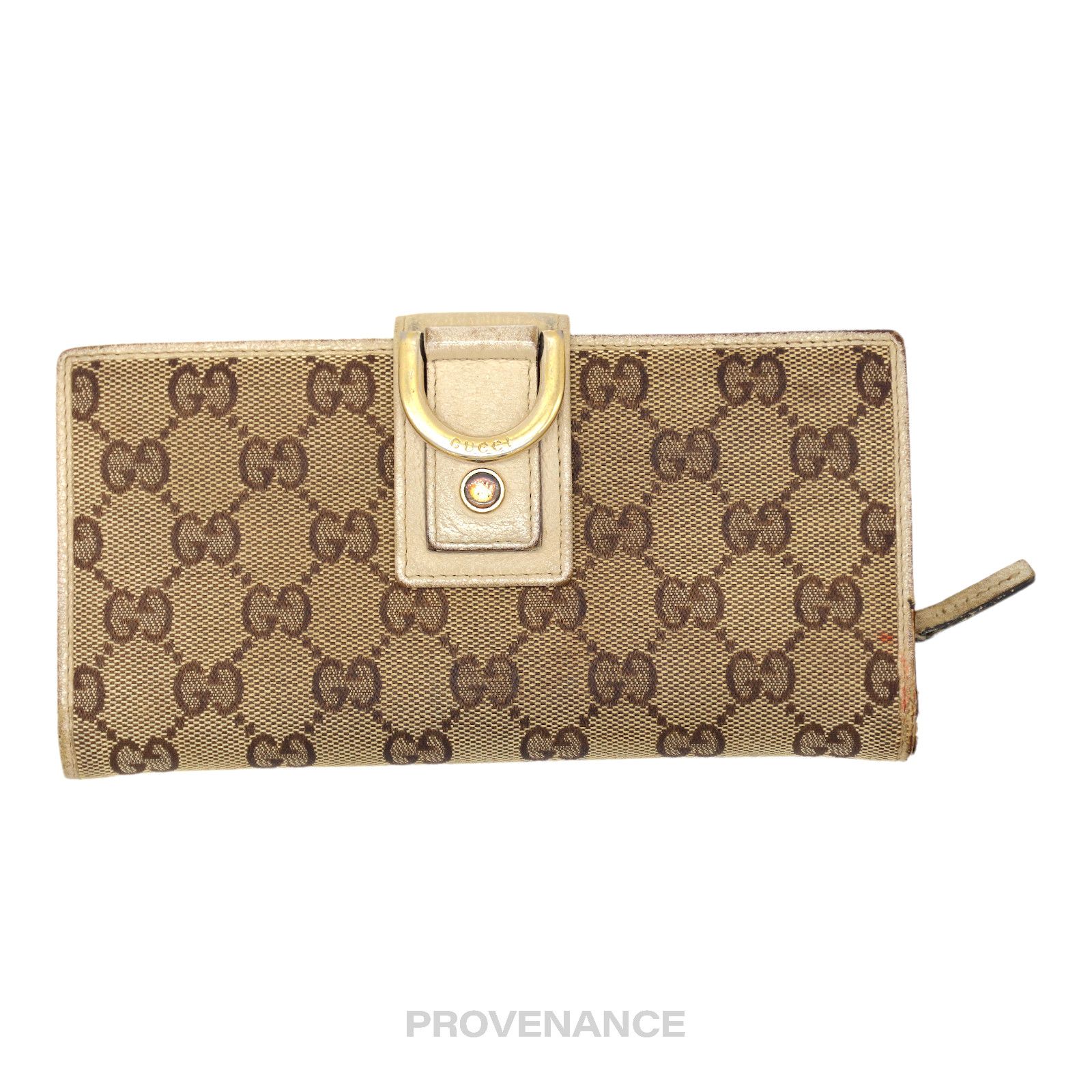 Gucci 🔴 Gucci Long Wallet - GG White | Grailed