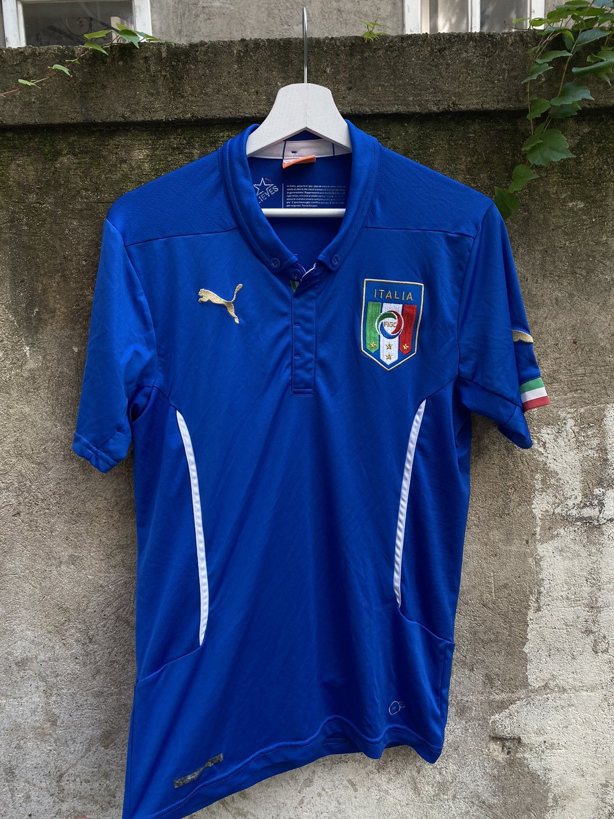 Puma Puma Italia Soccer Jersey | Grailed