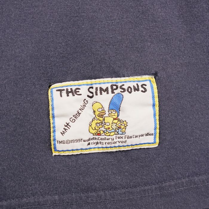 Vintage 1999 Bart And Homer Simpsons T-Shirt FBI Agents | Grailed