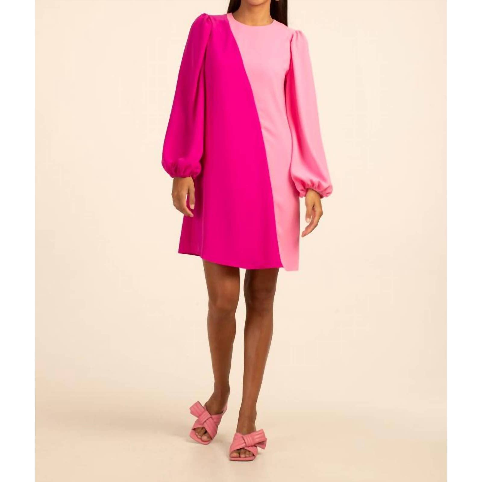 Trina Turk TRINA TURK Echo Dress In Cotton Candy Sky/sunset Pin | Grailed