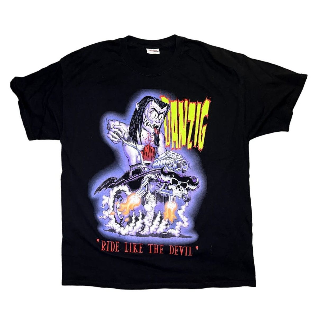 Hanes Y2K Danzig "Ride like the Devil" | Grailed