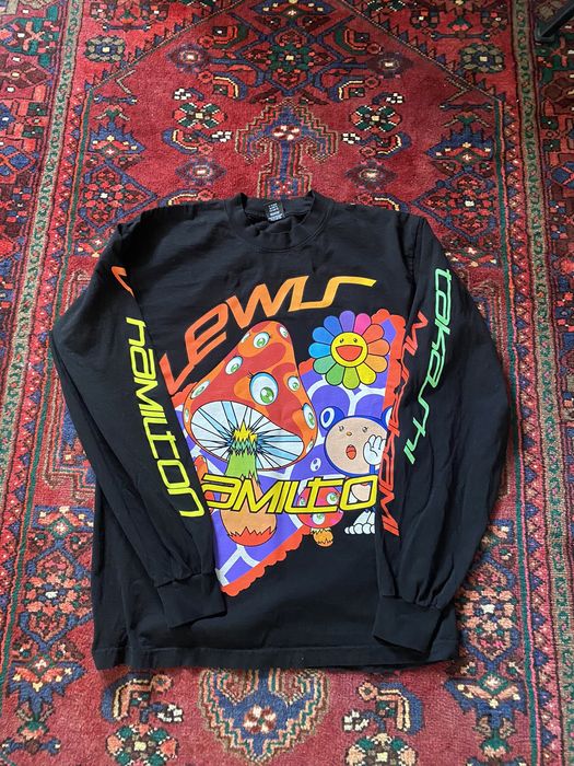 Takashi Murakami Takashi Murakami Lewis Hamilton Psychedelic Race Long ...
