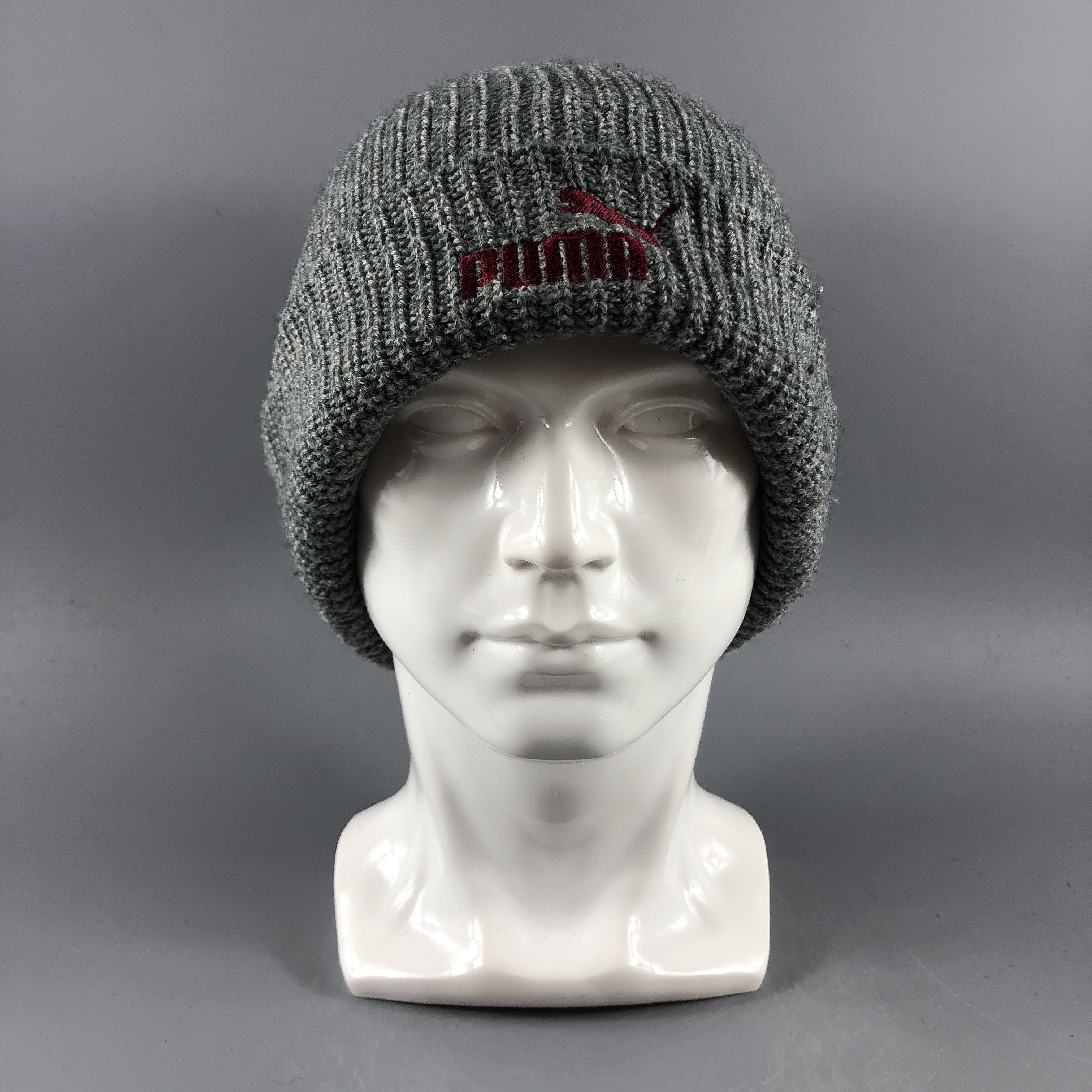 Vintage Puma Ribbed Beanie Snow Hat Snow Cap -D220 | Grailed