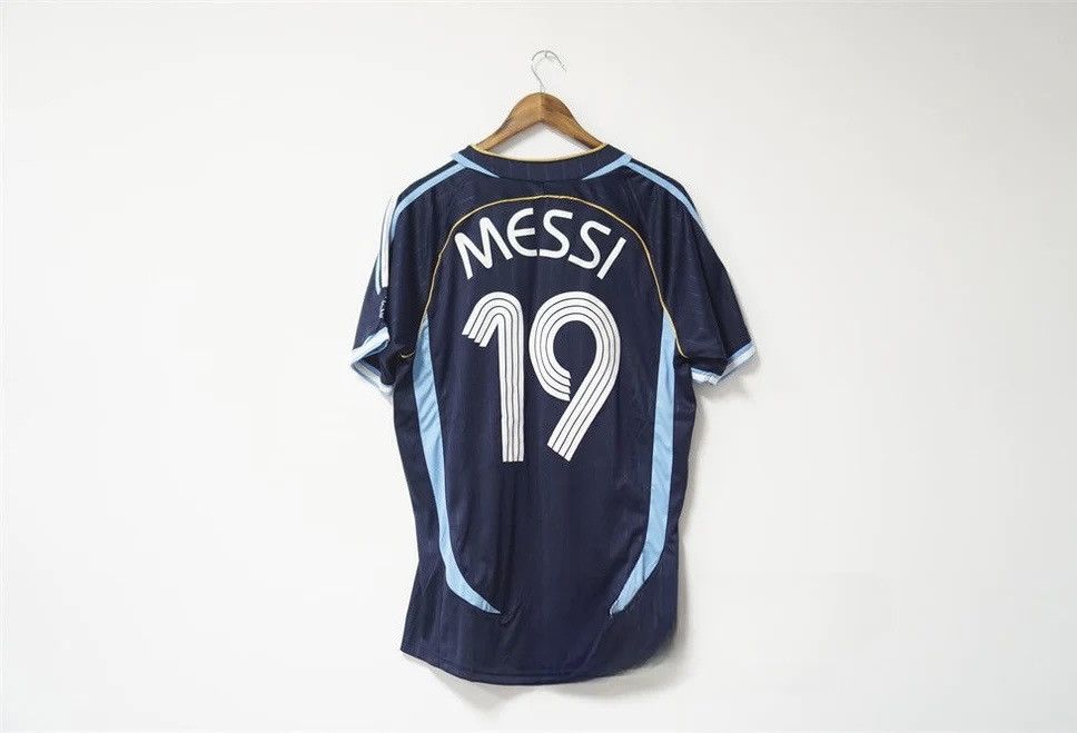 Adidas Messi Argentina WC 2006 Away Football Jersey | Grailed