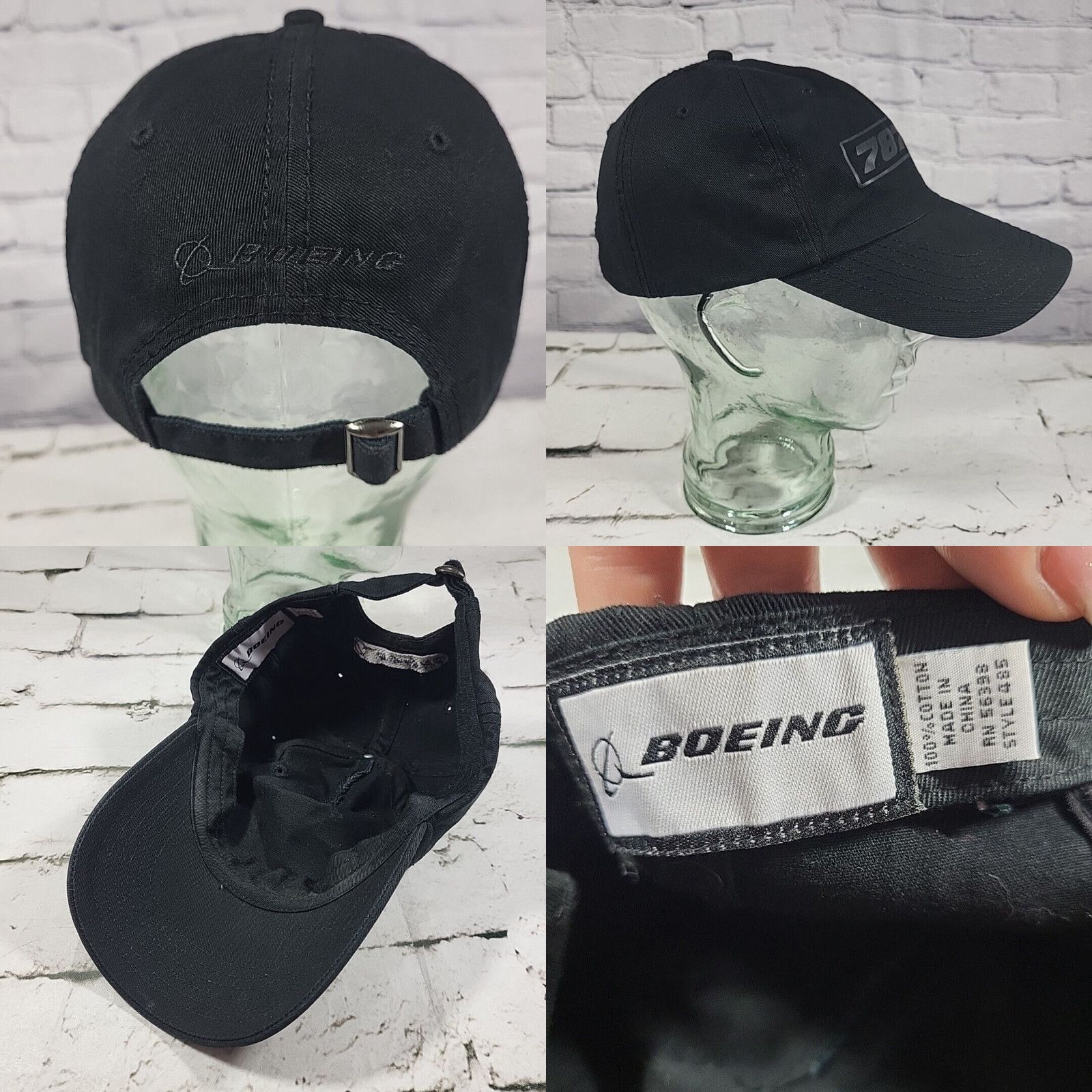 Bally Boeing 787 Black Hat Adjustable Ball Cap | Grailed