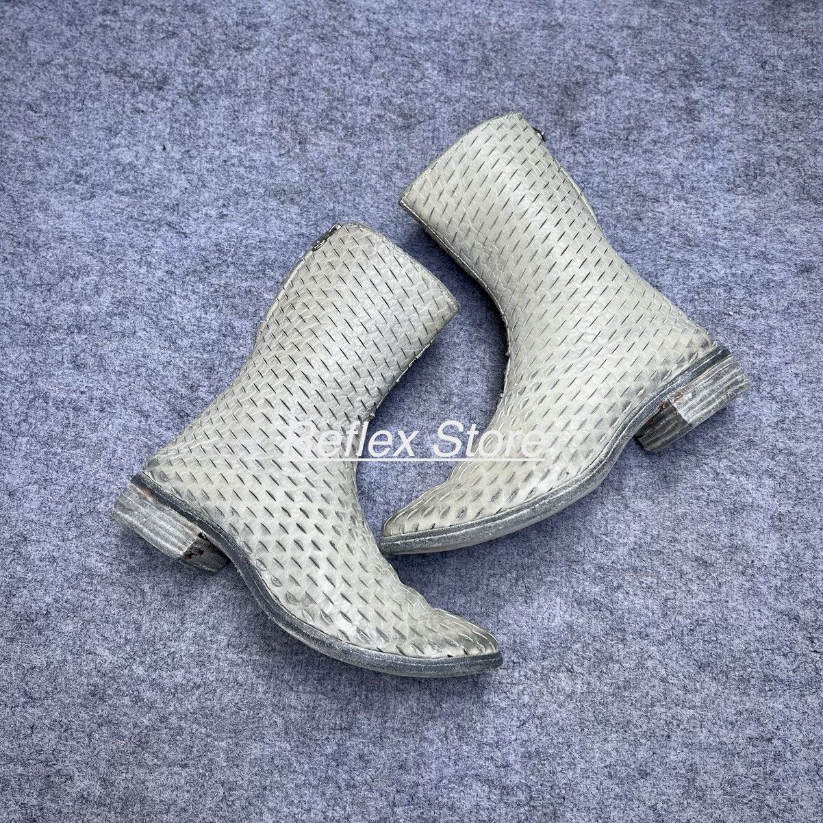 Carol Christian Poell Carol Christian Poell Laser Cut Tornado Boots ...