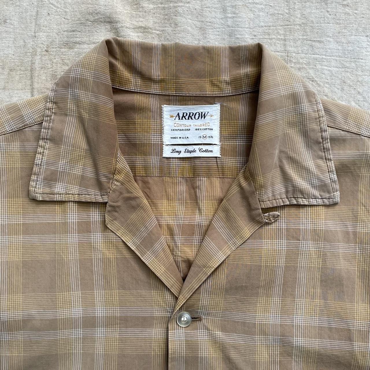 Arrow × Vintage Vintage 50s 60s Arrow Loop Collar Shirt | Grailed