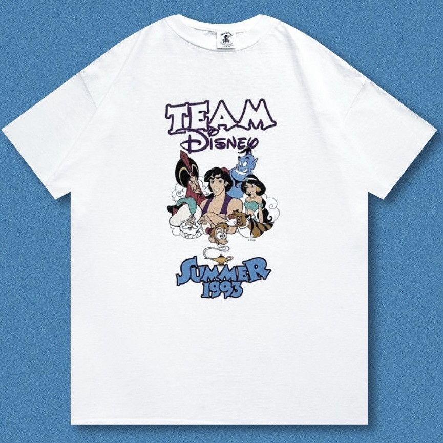 Disney × Movie × Vintage VINTAGE ALADDIN TEAM DISNEY SUMMER 1993 | Grailed