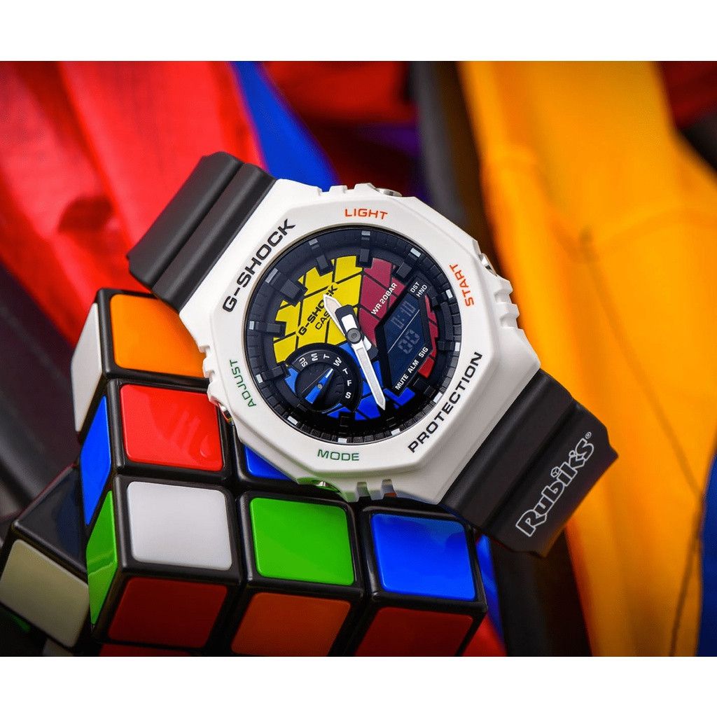 Casio × G Shock Casio G-shock GA-2100 GA 2100 Rubiks Limited Edition ...