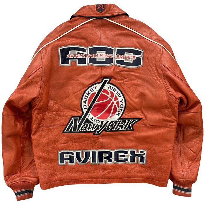 Avirex Avirex Leather Varsity Jacket | Grailed