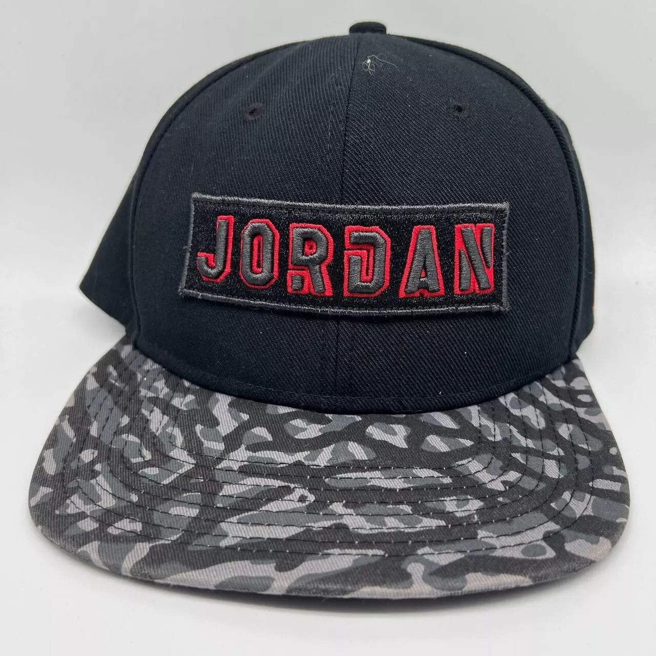 Jordan Brand Air Jordan Camouflage Jumpman Hat Snapback Cap Black Men ...