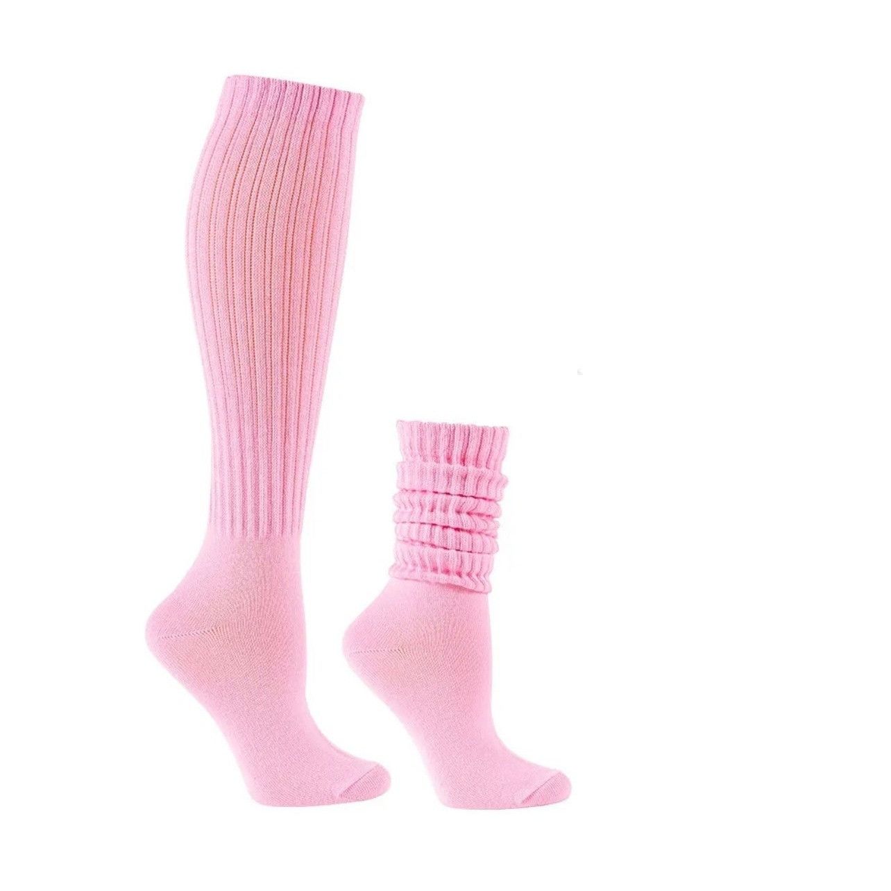 Designer NEW PINK SCRUNCHIE SOCKS COTTON SOFT VINTAGE SOCKS | Grailed