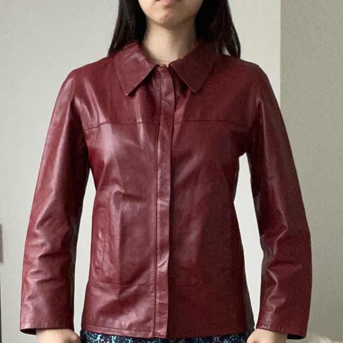 Coach Vintage Coach Red Leather Jacket | Grailed