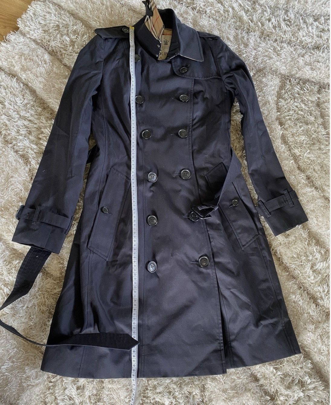 Burberry BURBERRY WOMEN CHELSEA TRENCH COAT Size 4 UK/NAVY/STAFF SALE ...
