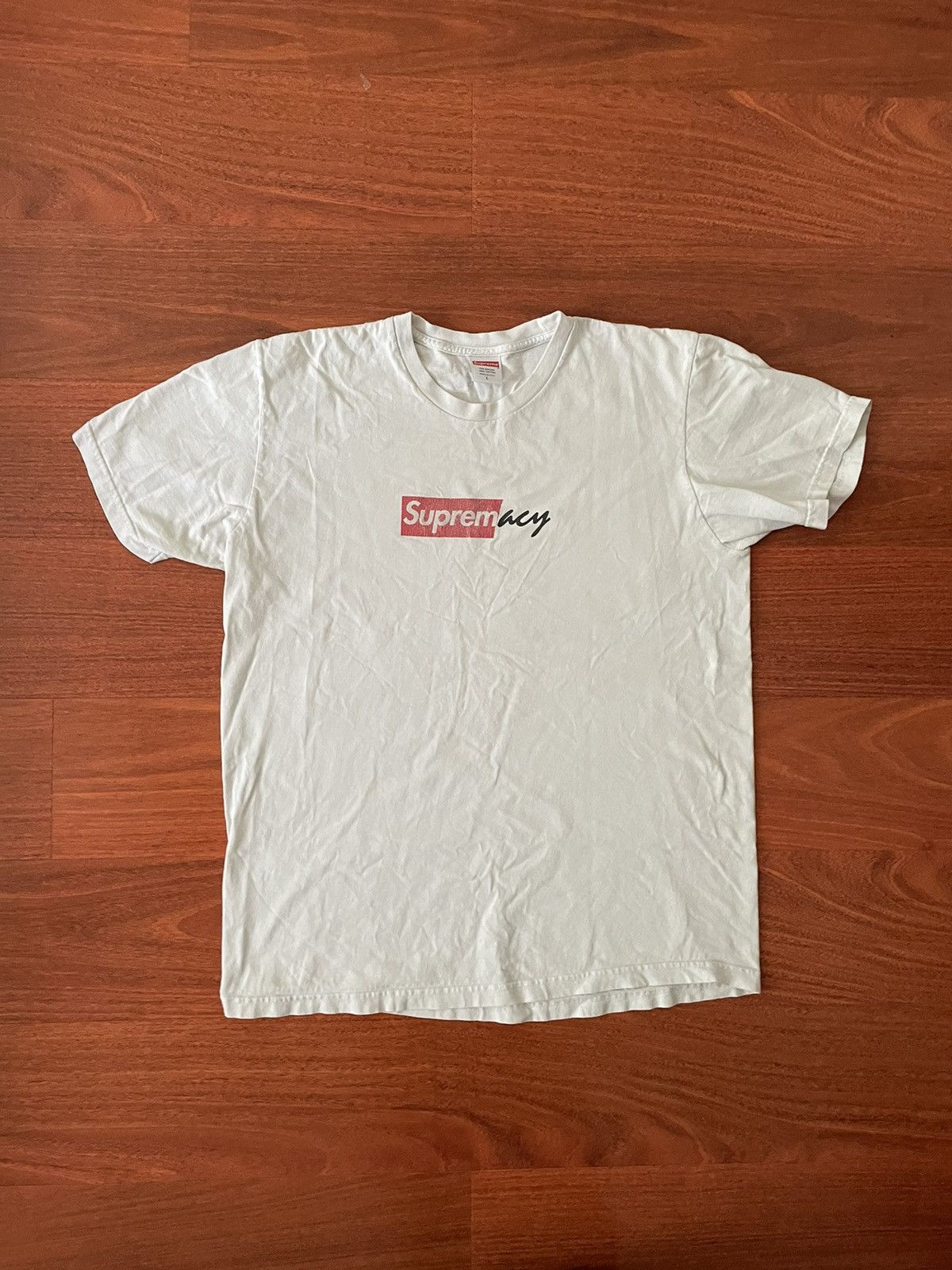 Streetwear × Supreme × Vintage Supreme x Sole Supremacy White T shirt ...