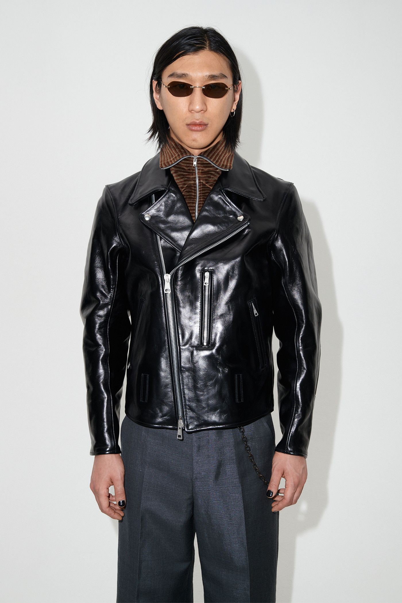 Our Legacy SS21 Hellraiser Leather Jacket Aamon Black 46 | Grailed
