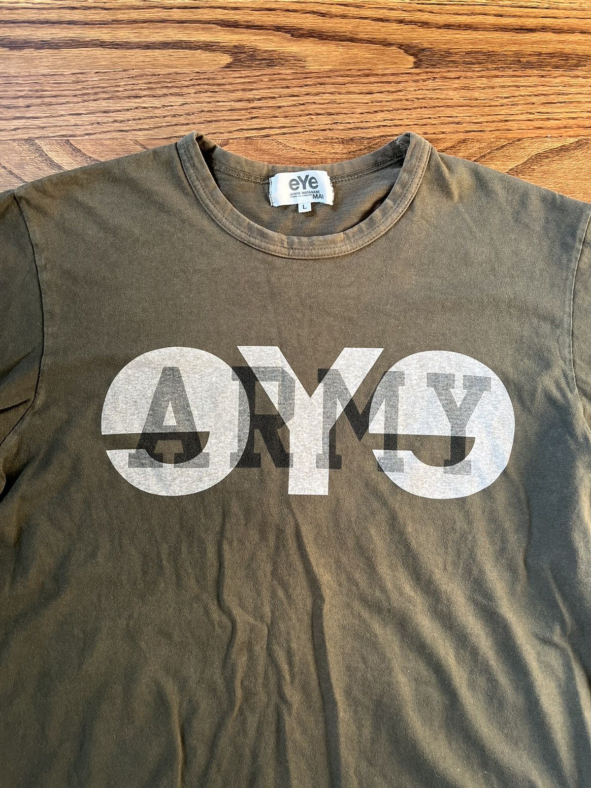 Comme des Garcons × Junya Watanabe Junya Watanabe x CDG Eye Army Green ...