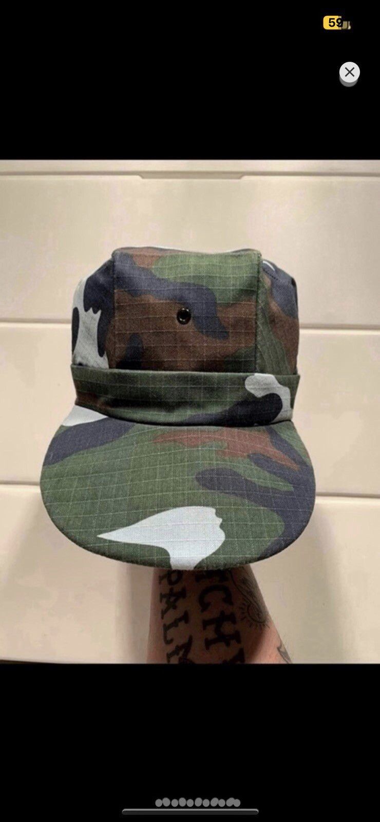 Vintage ***FINAL DROP***RARE 90s RIPSTOP MILITARY STRUCTURED CAP O/S ...