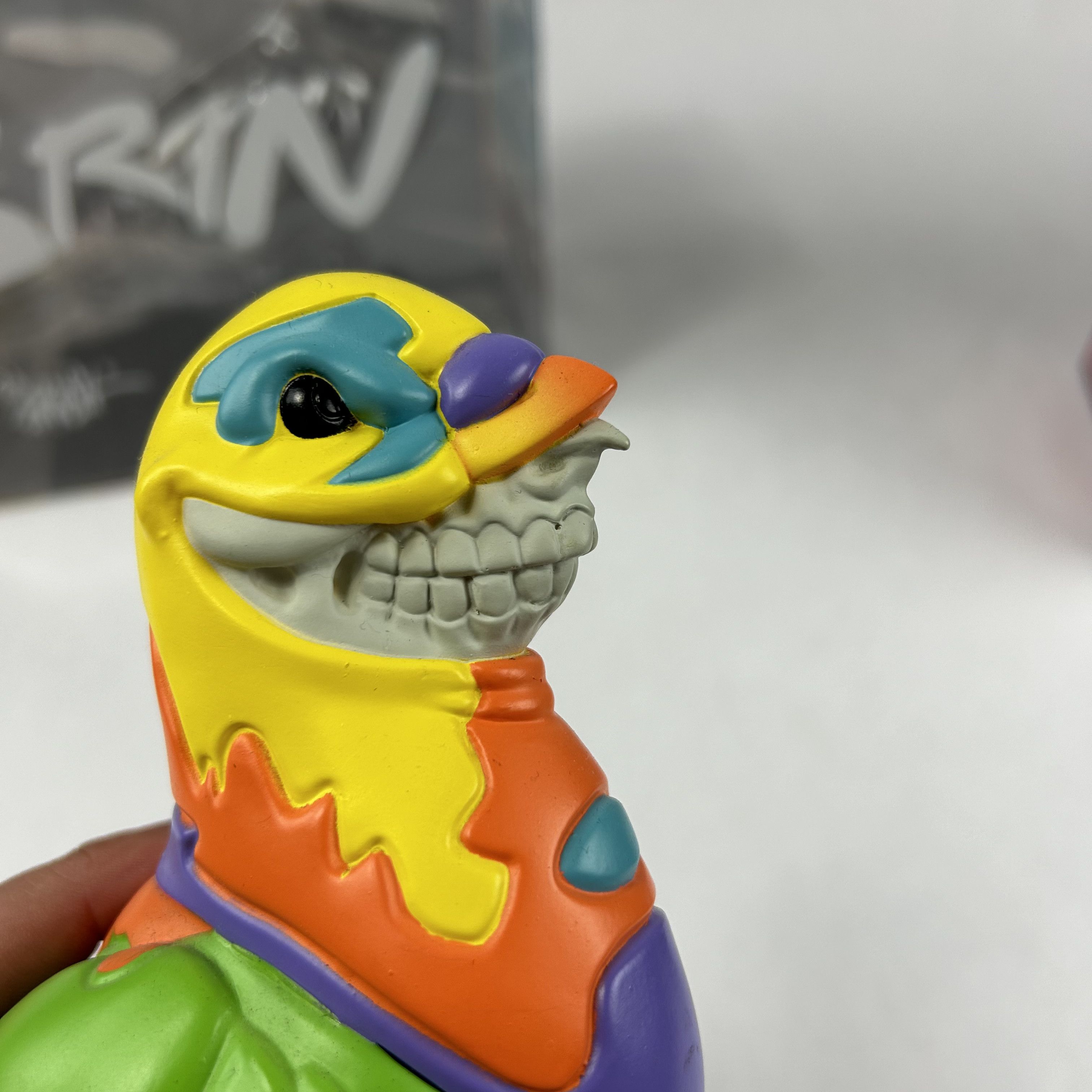 Staple Signed! Ron English X Staple Pigeon Grin Figure | Grailed